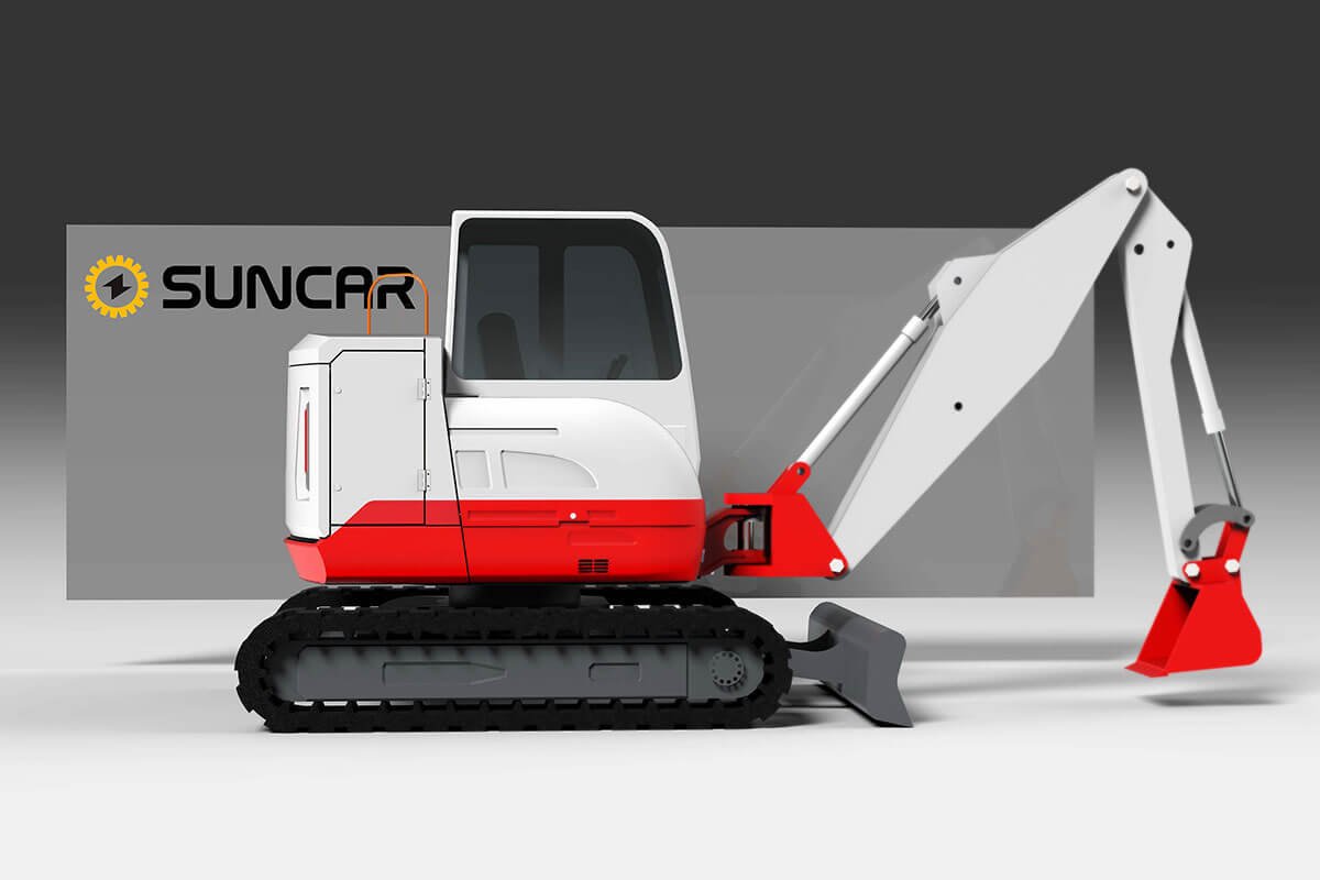 Neuer 6-t Elektrobagger mit Redesign | SUNCAR